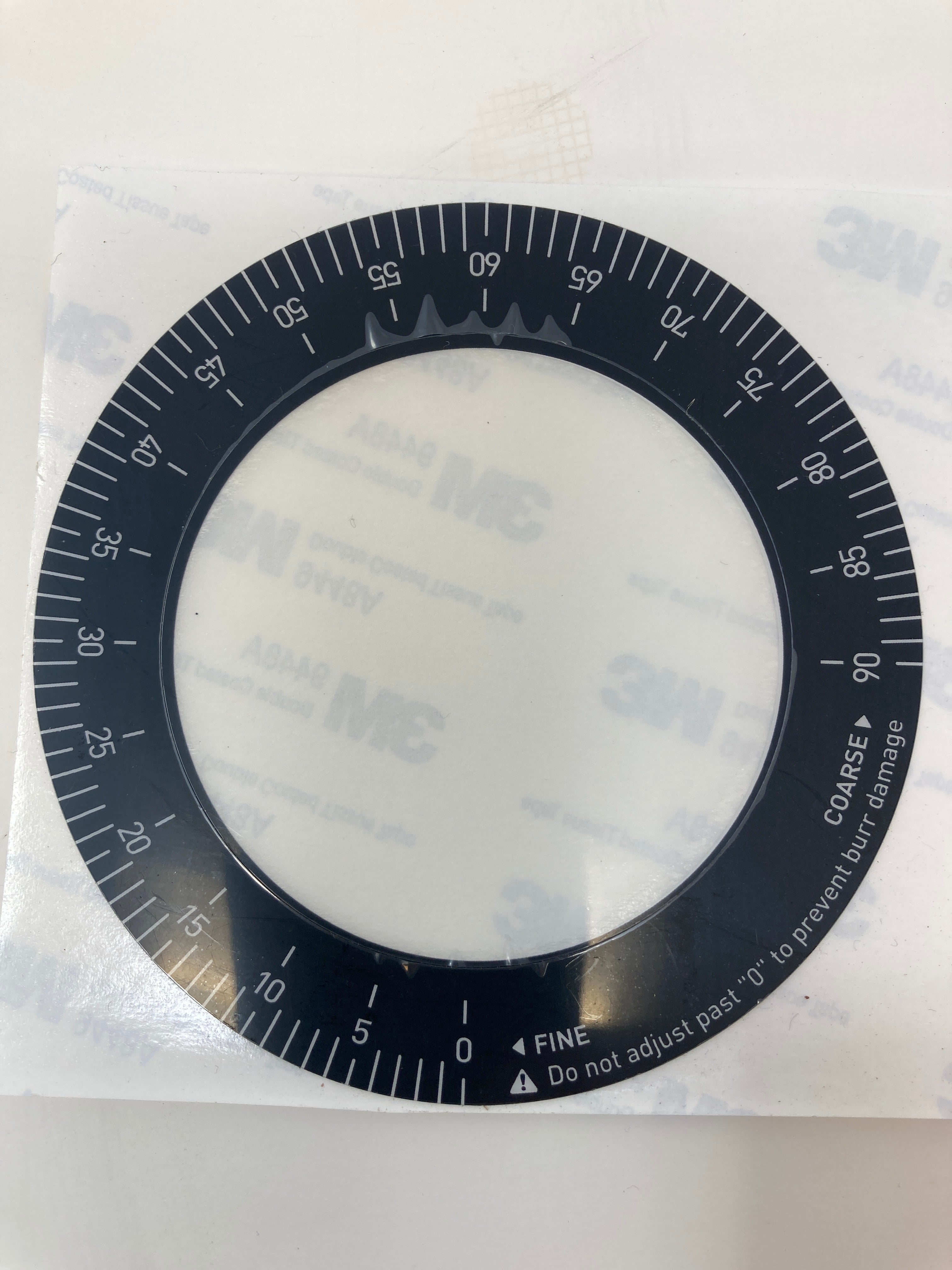 DF54 Adjustment Collar Sticker – Turin Grinders
